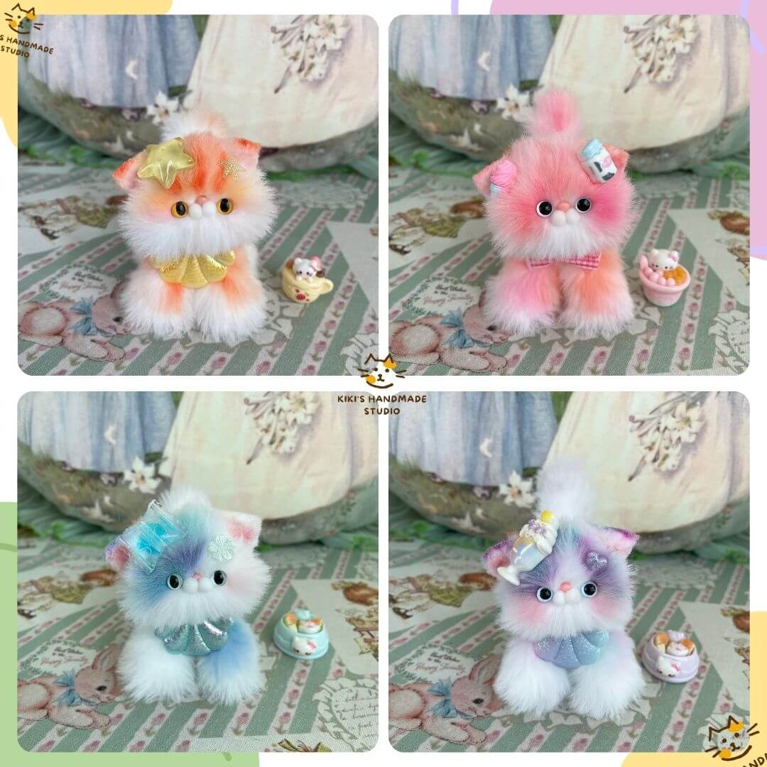 KiKi's Studio | Handmade Fluffy Cat & Dog Toys Pendants Artisan Gifts ...