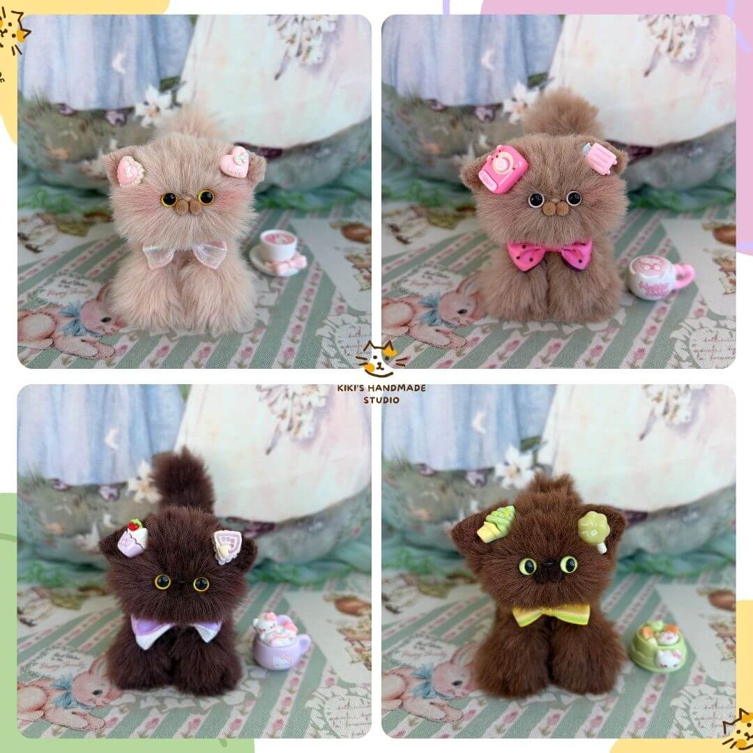 KiKi's Studio | Handmade Fluffy Cat & Dog Toys Pendants Artisan Gifts ...