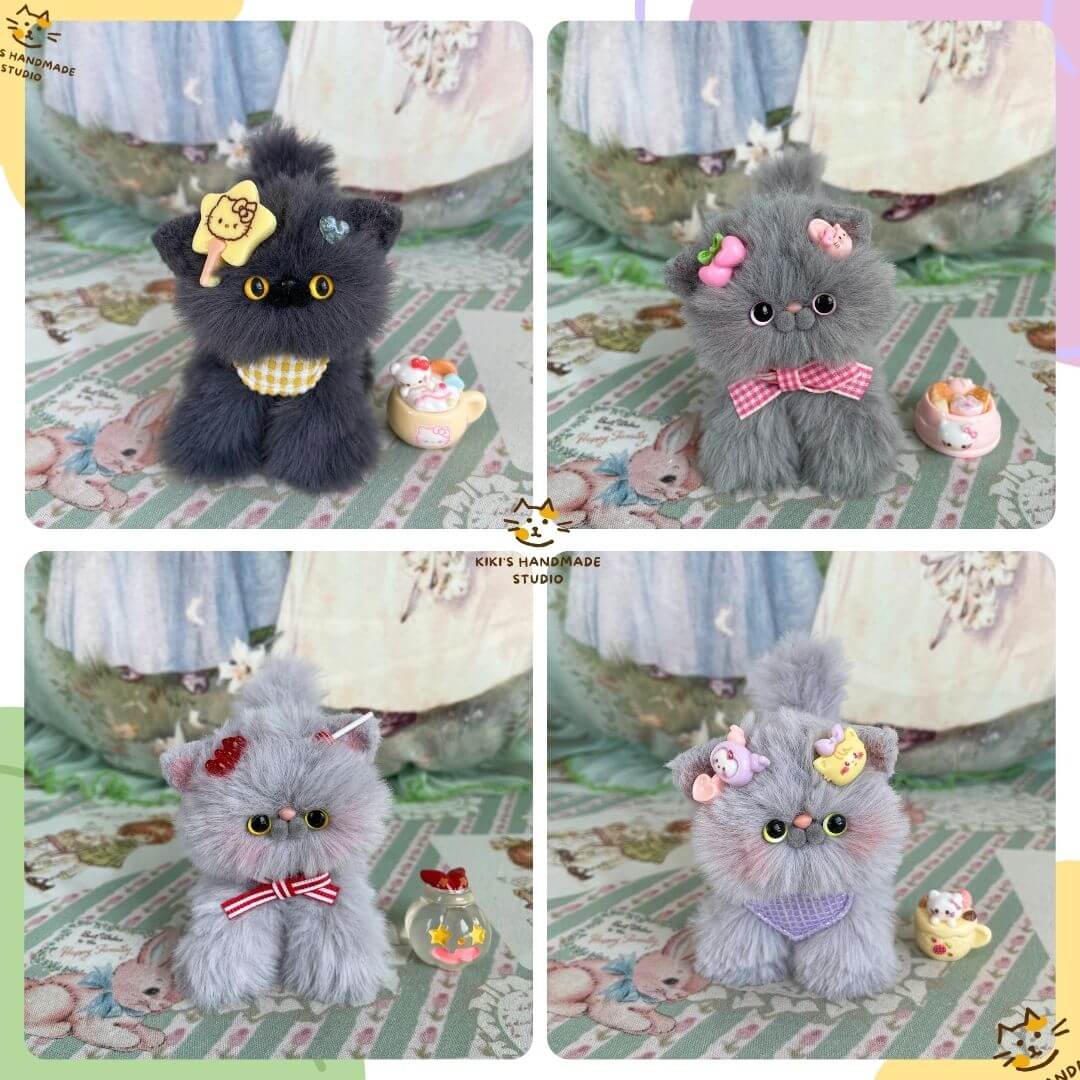 KiKi's Studio | Handmade Fluffy Cat & Dog Toys Pendants Artisan Gifts ...