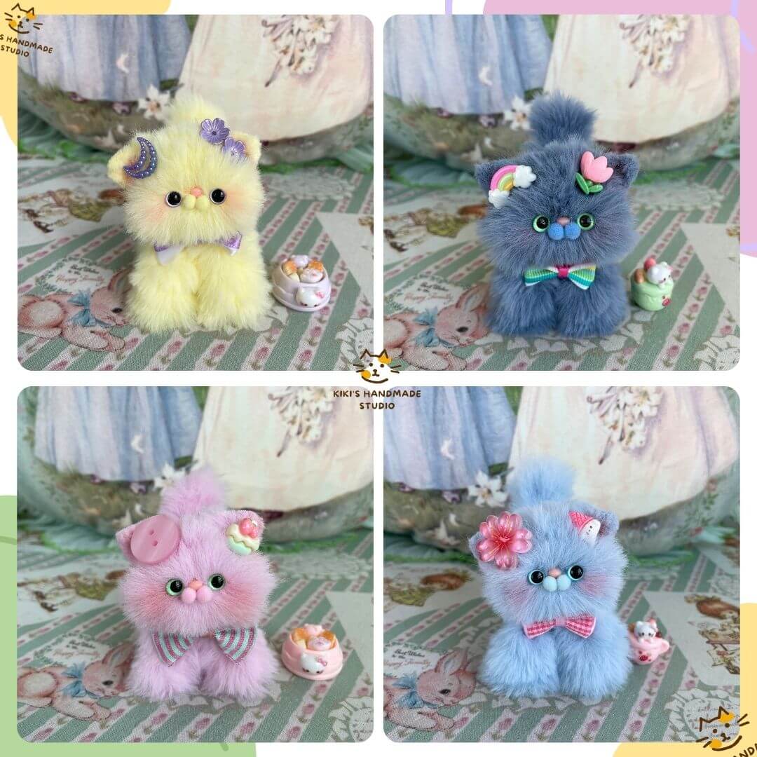 KiKi's Studio | Handmade Fluffy Cat & Dog Toys Pendants Artisan Gifts ...