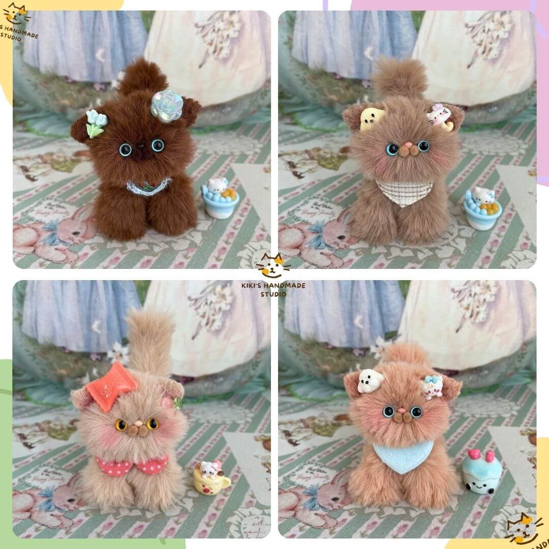 KiKi's Studio | Handmade Fluffy Cat & Dog Toys Pendants Artisan Gifts ...