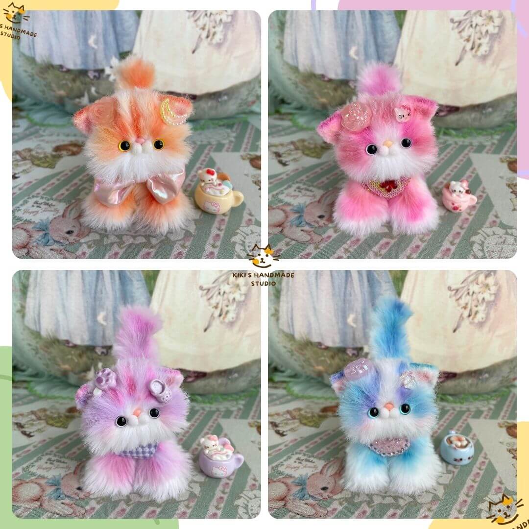 KiKi's Studio | Handmade Fluffy Cat & Dog Toys Pendants Artisan Gifts ...