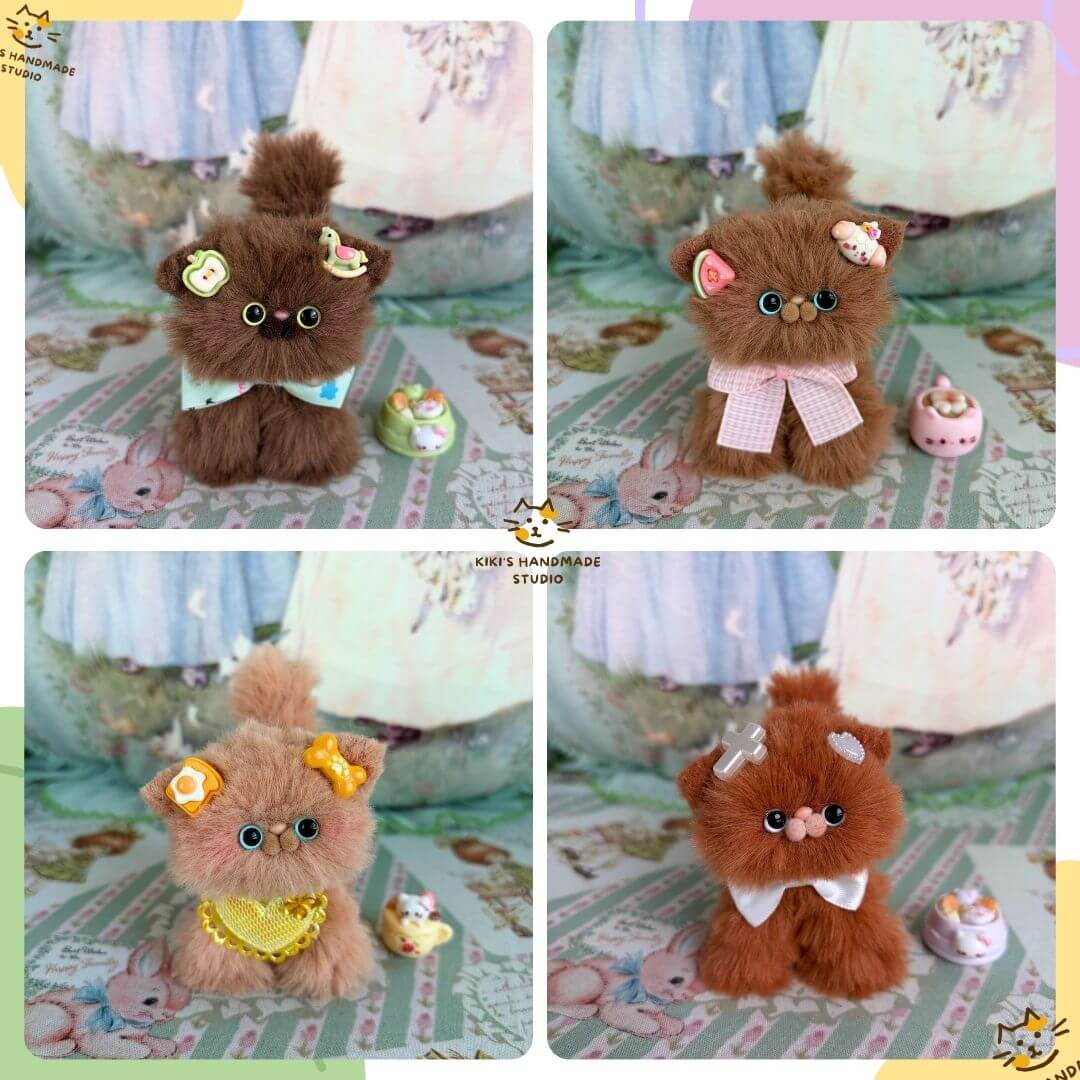 KiKi's Studio | Handmade Fluffy Cat & Dog Toys Pendants Artisan Gifts ...