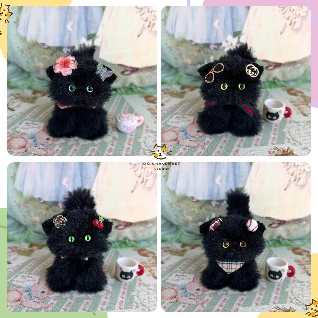 KiKi's Studio | Handmade Fluffy Cat & Dog Toys Pendants Artisan Gifts ...