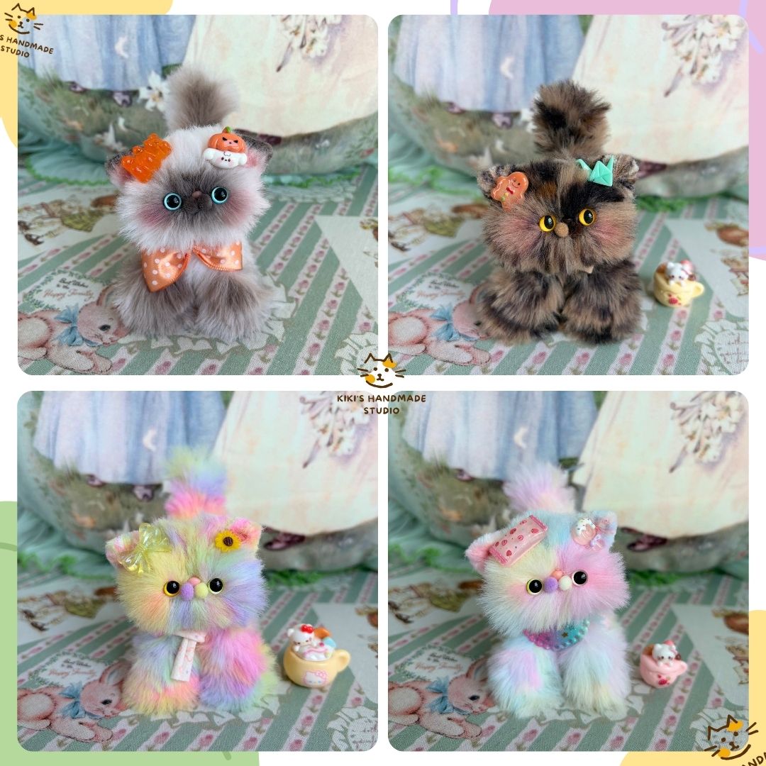 KiKi's Studio | Handmade Fluffy Cat & Dog Toys Pendants Artisan Gifts ...