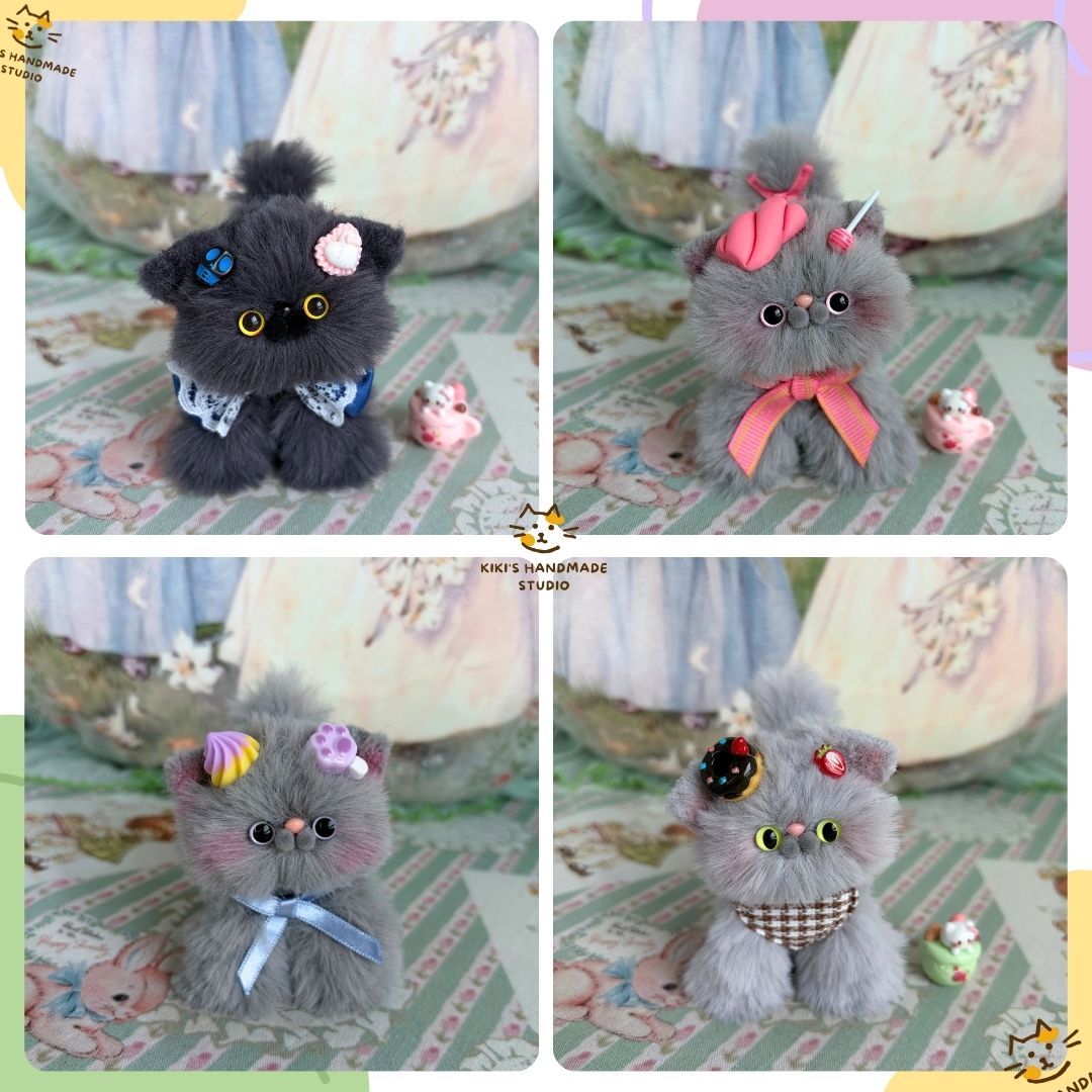 KiKi's Studio | Handmade Fluffy Cat & Dog Toys Pendants Artisan Gifts ...