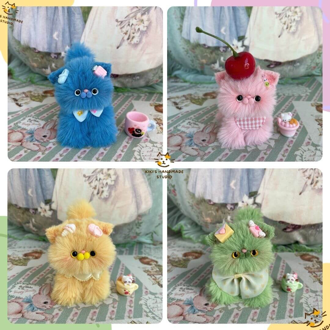 KiKi's Studio | Handmade Fluffy Cat & Dog Toys Pendants Artisan Gifts ...