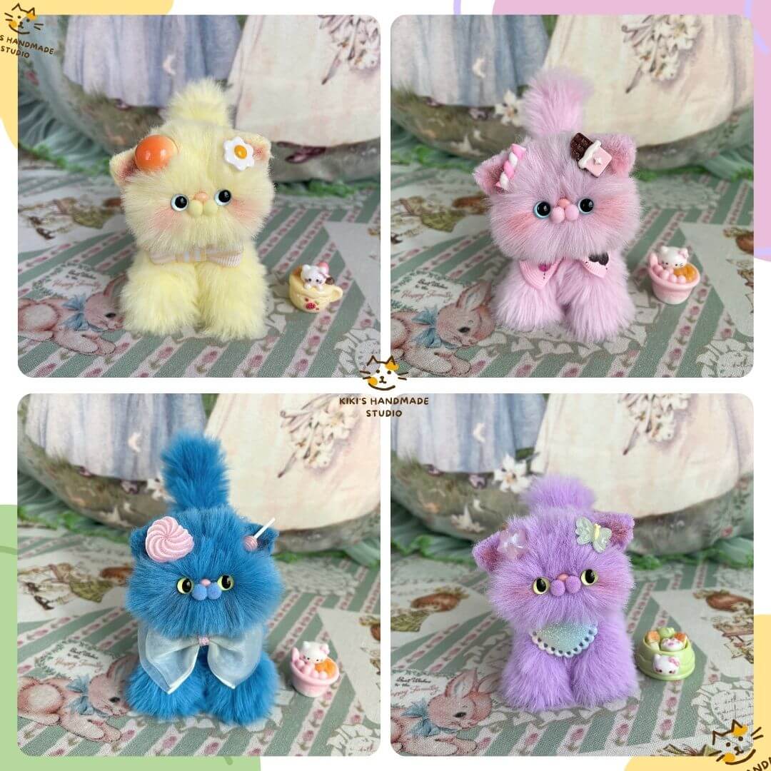 Fruity Kitten Collection – Handmade Colourful Mini Cats with Fruit ...